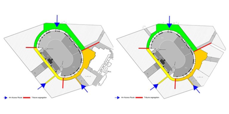 Stadium fire evacuation planning - Oasys