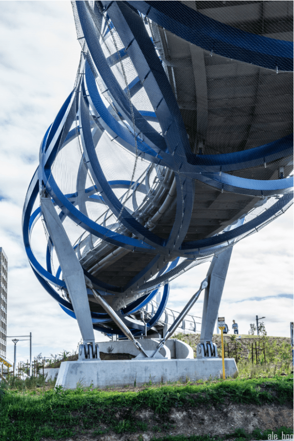 Sydney’s beautiful double helix bridge at Lachlan’s Line - Oasys