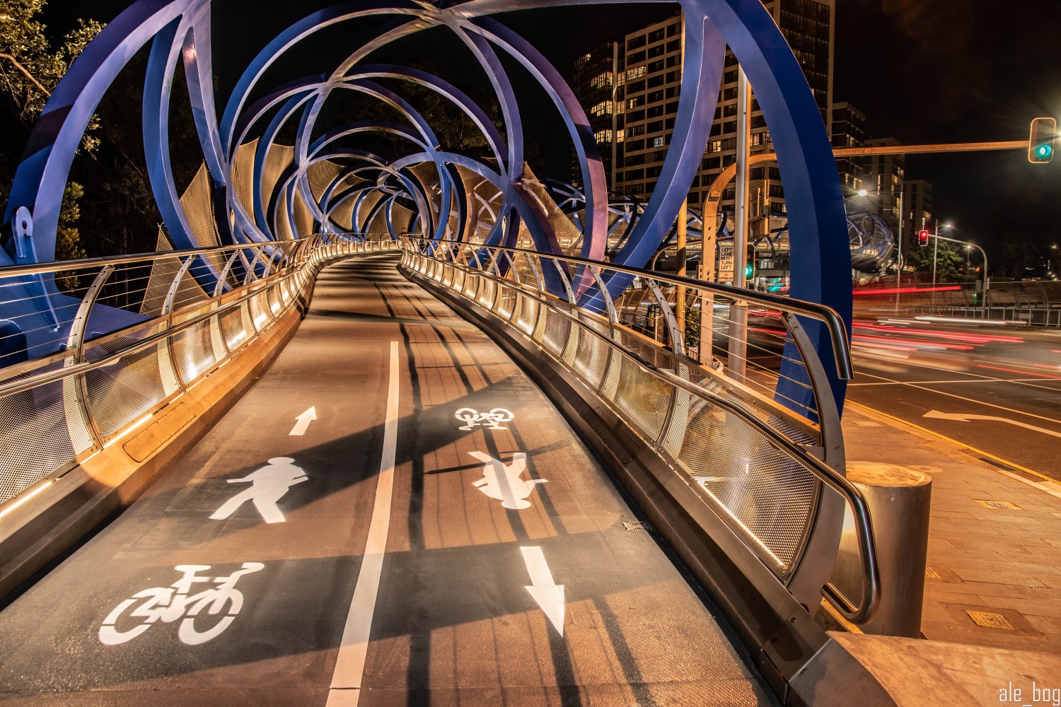 Sydney’s beautiful double helix bridge at Lachlan’s Line - Oasys