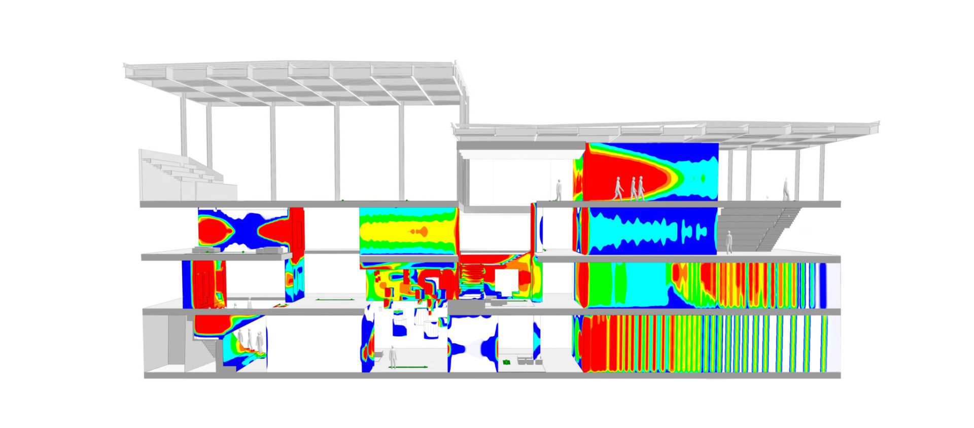 Vision surfaces modelled and simulated using Oasys MassMotion - Oasys