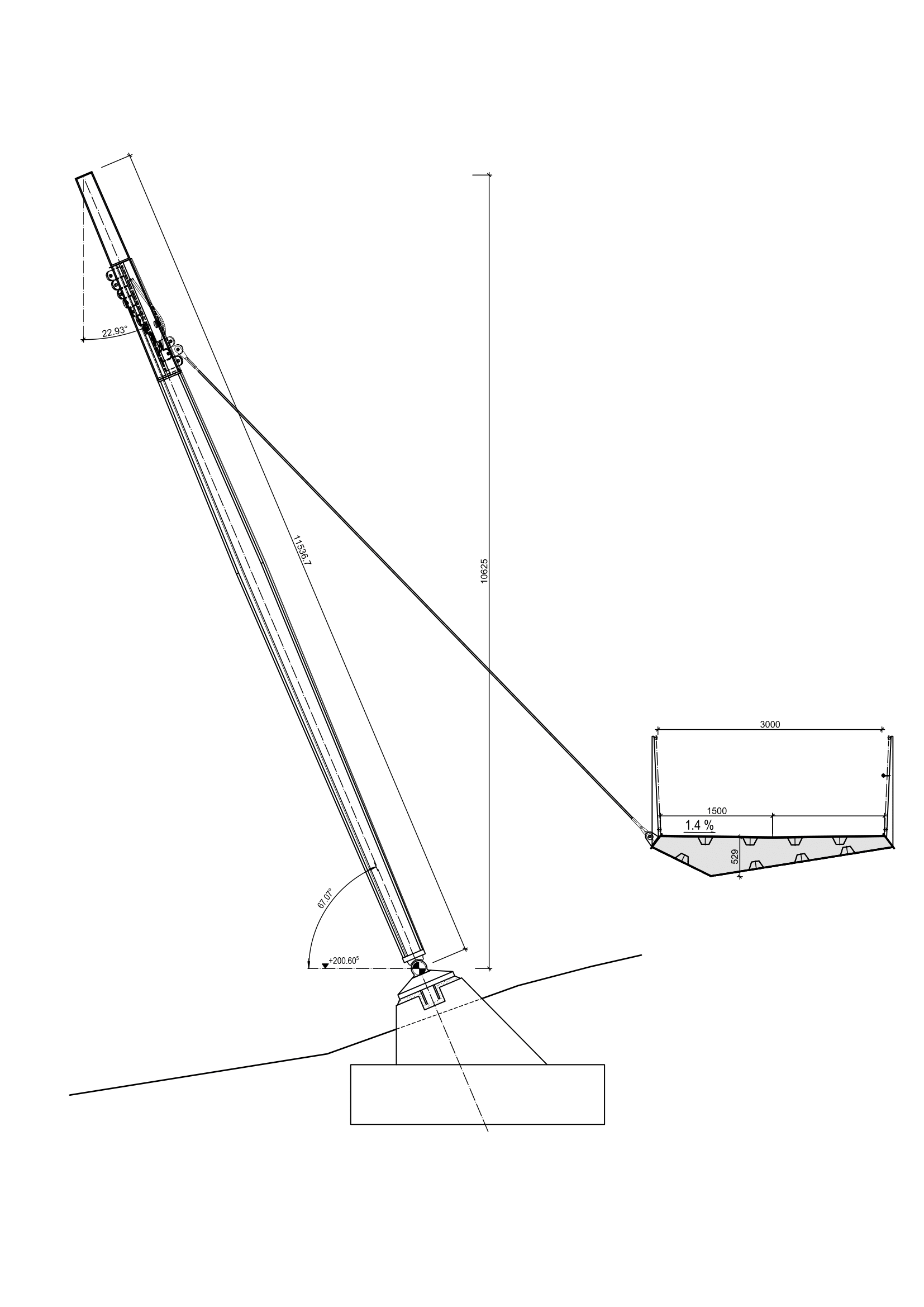 Structural Design And Dynamic Assessment Of An Asymmetric Cable Stayed Footbridge Using Oasys